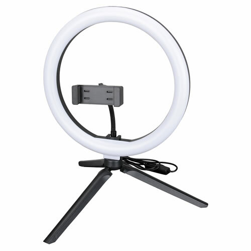 Bi-Color LED Ringleuchte 26 cm – Stufenlos dimmbar mit Smartphone ...